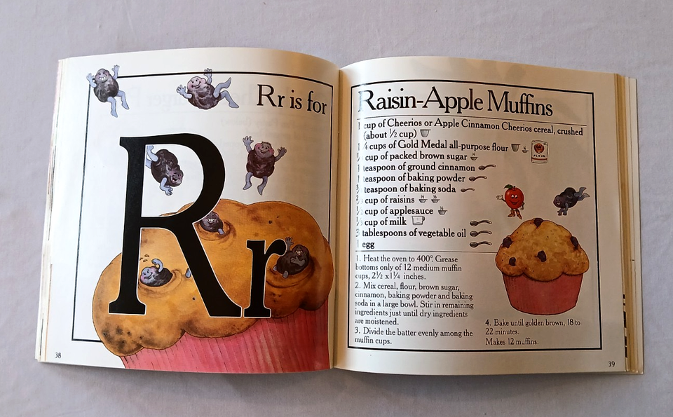 Alpha-Bakery Children's Cookbook 1997 Gold Medal Flour ABC Recipes ...