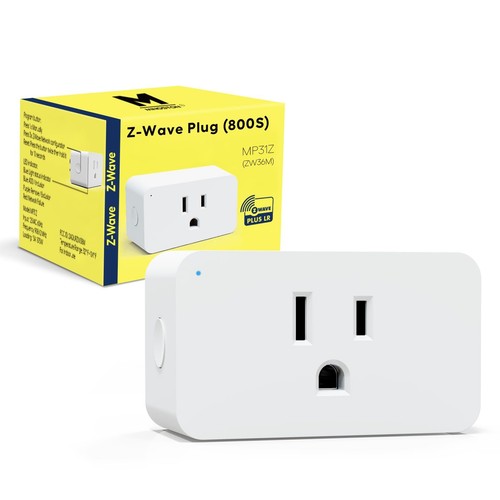 Z-Wave Plug 800 Zwave Smart Plugs Built-in Repeater Range Extender ...