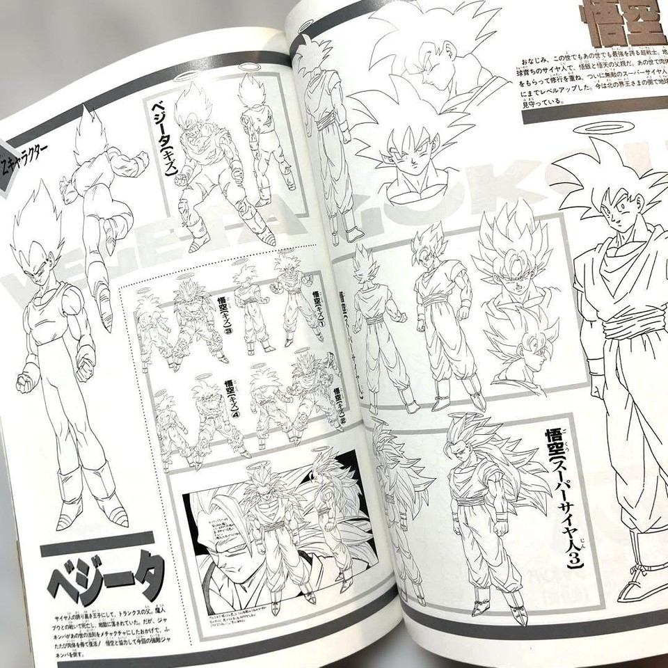 Jump Anime Library 1 Dragon Ball Z Fusion Goku & Vegeta with Poster NM ...