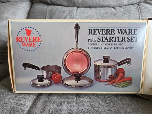 Vintage Revere Ware 6 Piece Started Set New | eBay