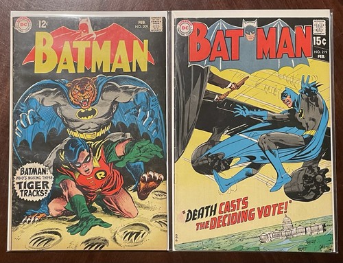 Batman Lot 209 1969 & 219 1970 6.0 Neal Adams | eBay