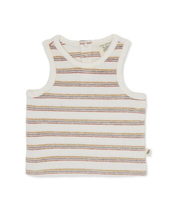 easy-peasy Baby Striped White Terry Cloth Tank Top Size 6-9M New | eBay