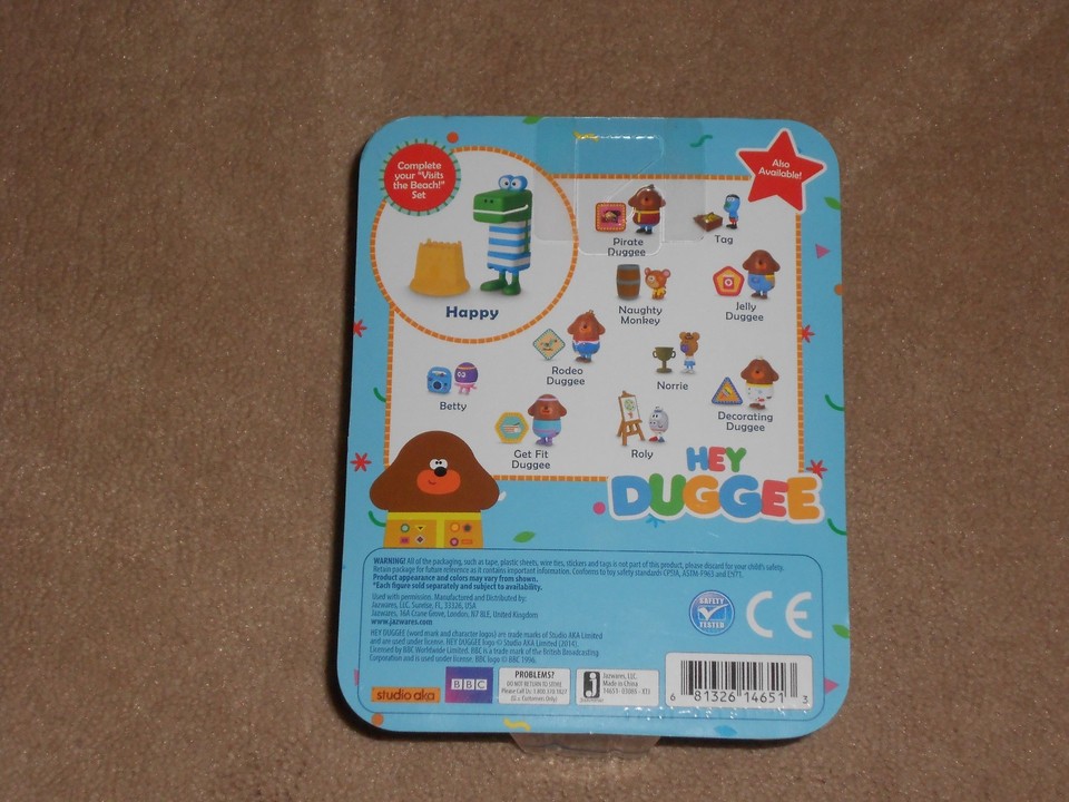 NEW, HEY DUGGEE FIGURE SUMMER DUGGEE VISITS THE BEACH INCLUDES SAND ...