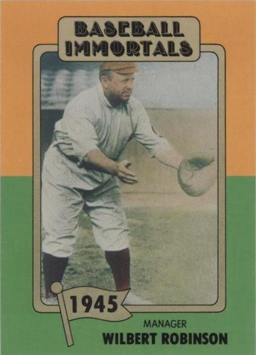 1980-84 SSPC Baseball Immortals 1st Printing - Wilbert Robinson #38 for ...