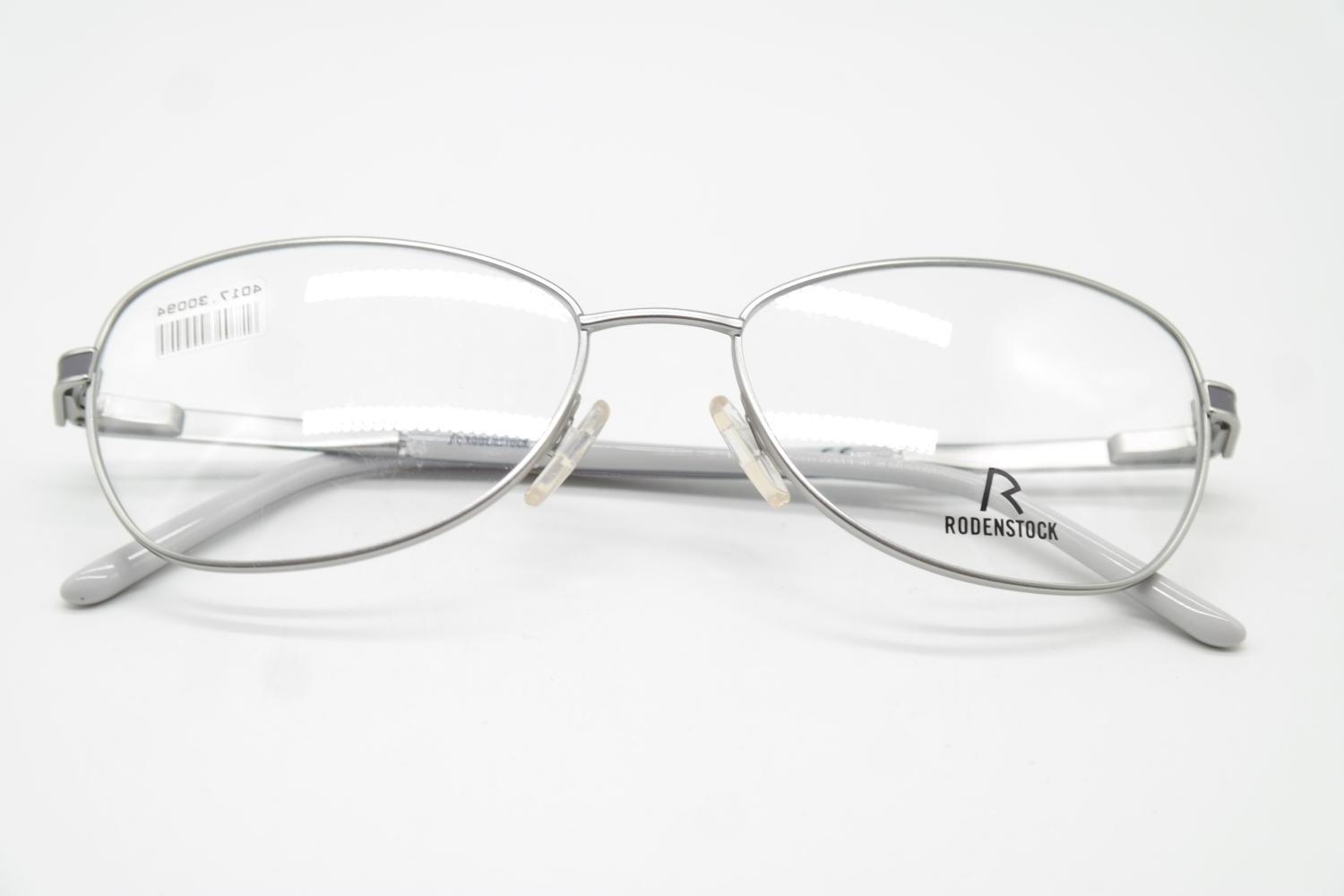 Glasses Rodenstock R 2585 Silver Grey Oval Frames Eyeglasses New | eBay ...