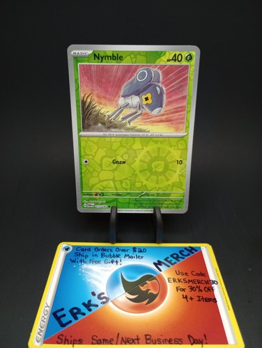 Nymble 013/182 Paradox Rift Reverse Holo Common Pokemon Card | eBay