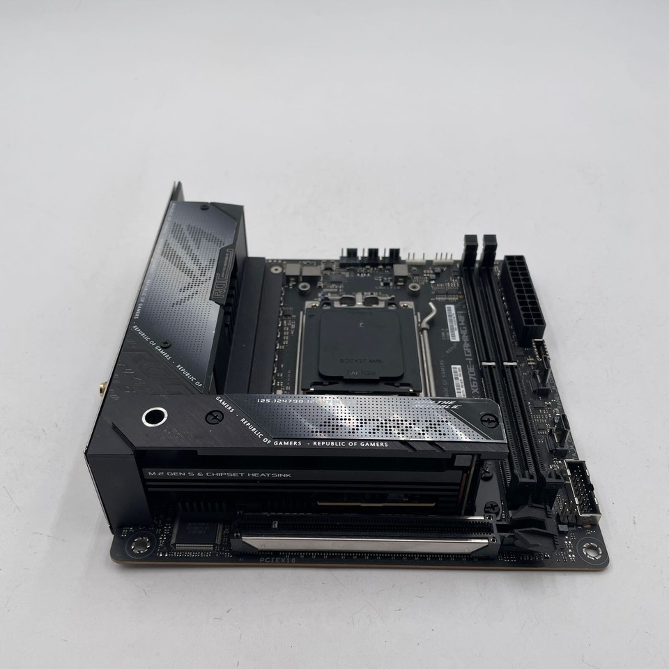 ASUS ROG STRIX X670E-I GAMING WIFI AM5 DDR5 mini-ITX Motherboard | eBay