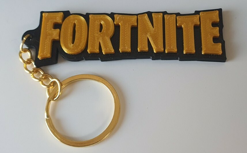 Fortnite and Roblox Keyring / Keychain / Bag Tag / Stocking filler ...