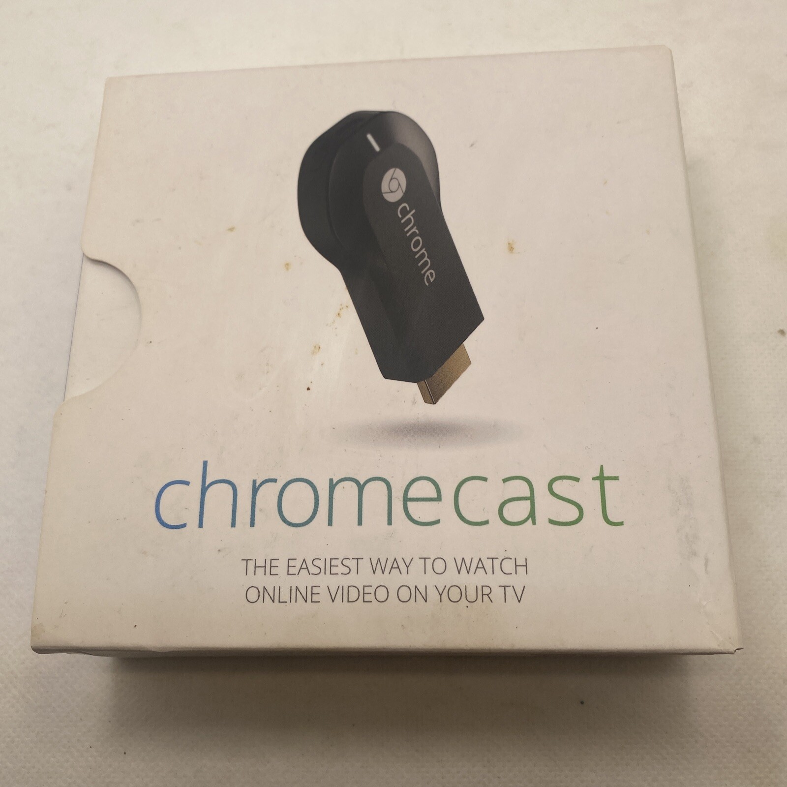 Google Chromecast HDMI Streaming Media Player (H2G2-42) Open Box Unused ...