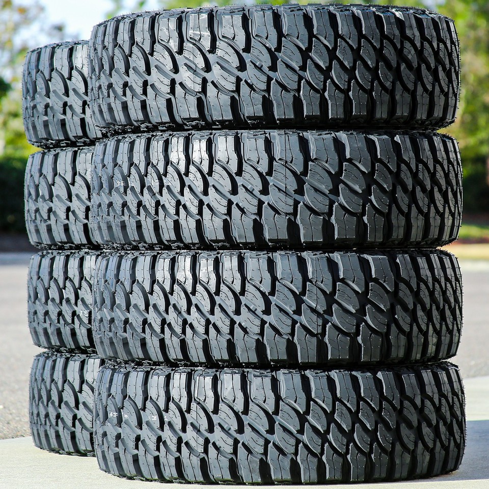 4 295/70R18 Atlas Paraller M/T LT 10 Ply MT Mud Tire | 34.3" OD | Black ...