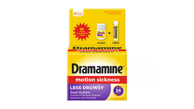 Dramamine 24 Hr Relief, Motion Sickness, Less Drowsy Formula, 48 Tablets, 03/27 | eBay