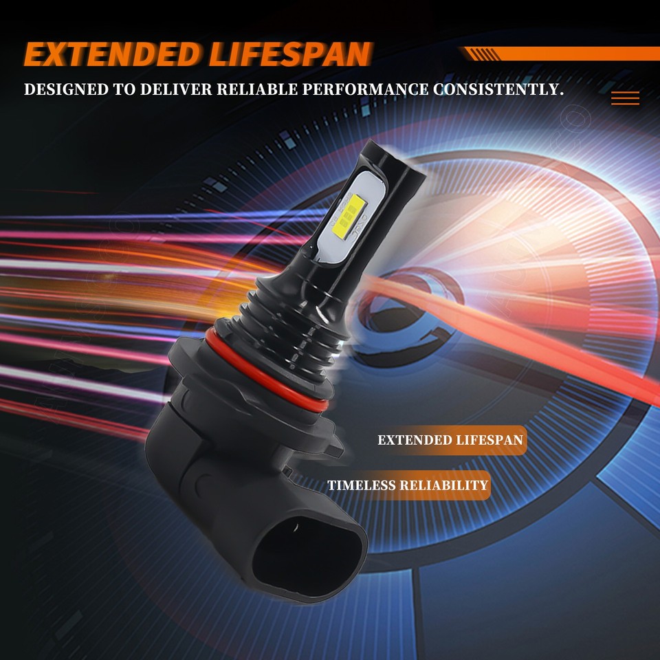 12000K LED Headlight+Fog Light Bulbs Kit For GMC Sierra 1500 2500 HD ...