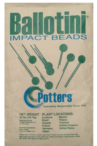 BALLOTINI AG (120-270) Blast Media, Glass Beads, Medium-Fine, 40 bags ...