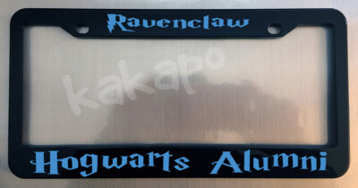 Harry Potter Ravenclaw Hogwarts Alumni Glossy Black License Plate Frame ...