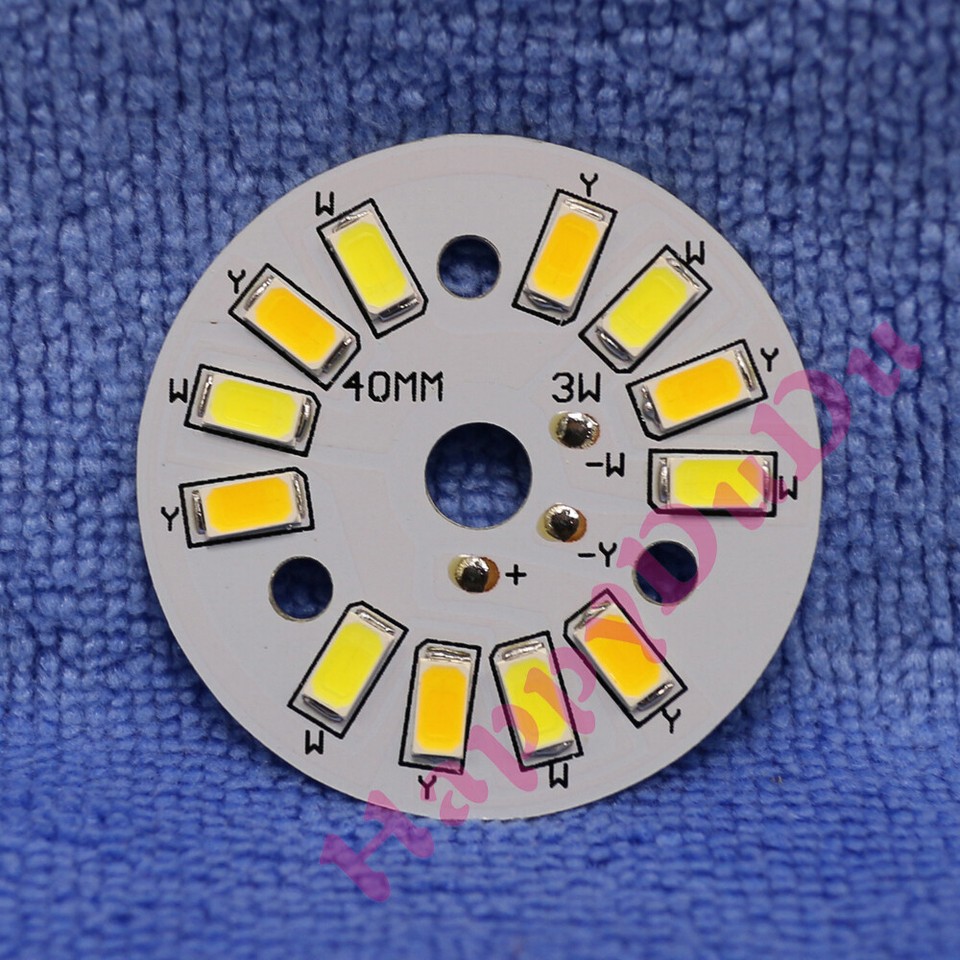 1pc 3W Three Color Warm Neutral Cold White 5730 SMD Bi-Color LED Lamp ...