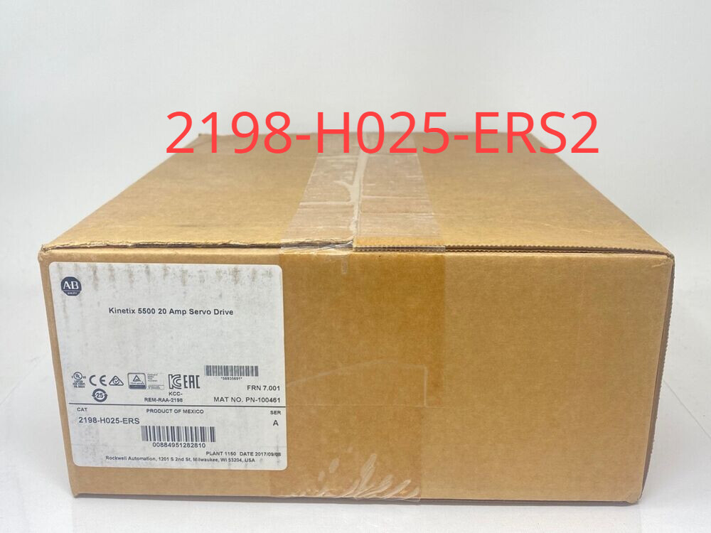 AB New 2198-H025-ERS2 Kinetix 5500 SERVO DRIVE 2198H025ERS2 Free ...