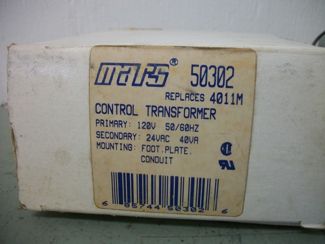 Mars 50302 Control Transformer 40va 120v-ac 24v-ac for sale online | eBay