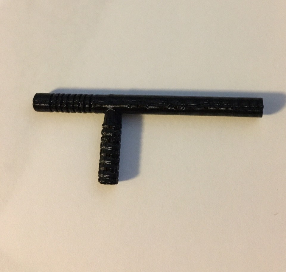 Big Boss Man Nightstick Baton WWF Hasbro Series 1 1990 Reproduction ...