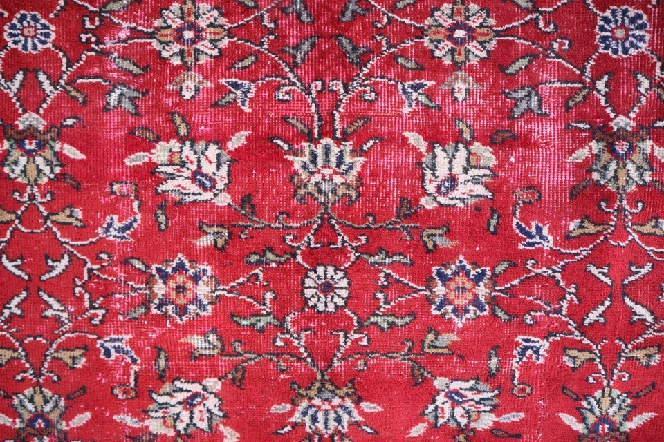 Red Antique Rug 5'10x8'5 ft Handmade Turkmen Oriental Rug- Bedroom ...