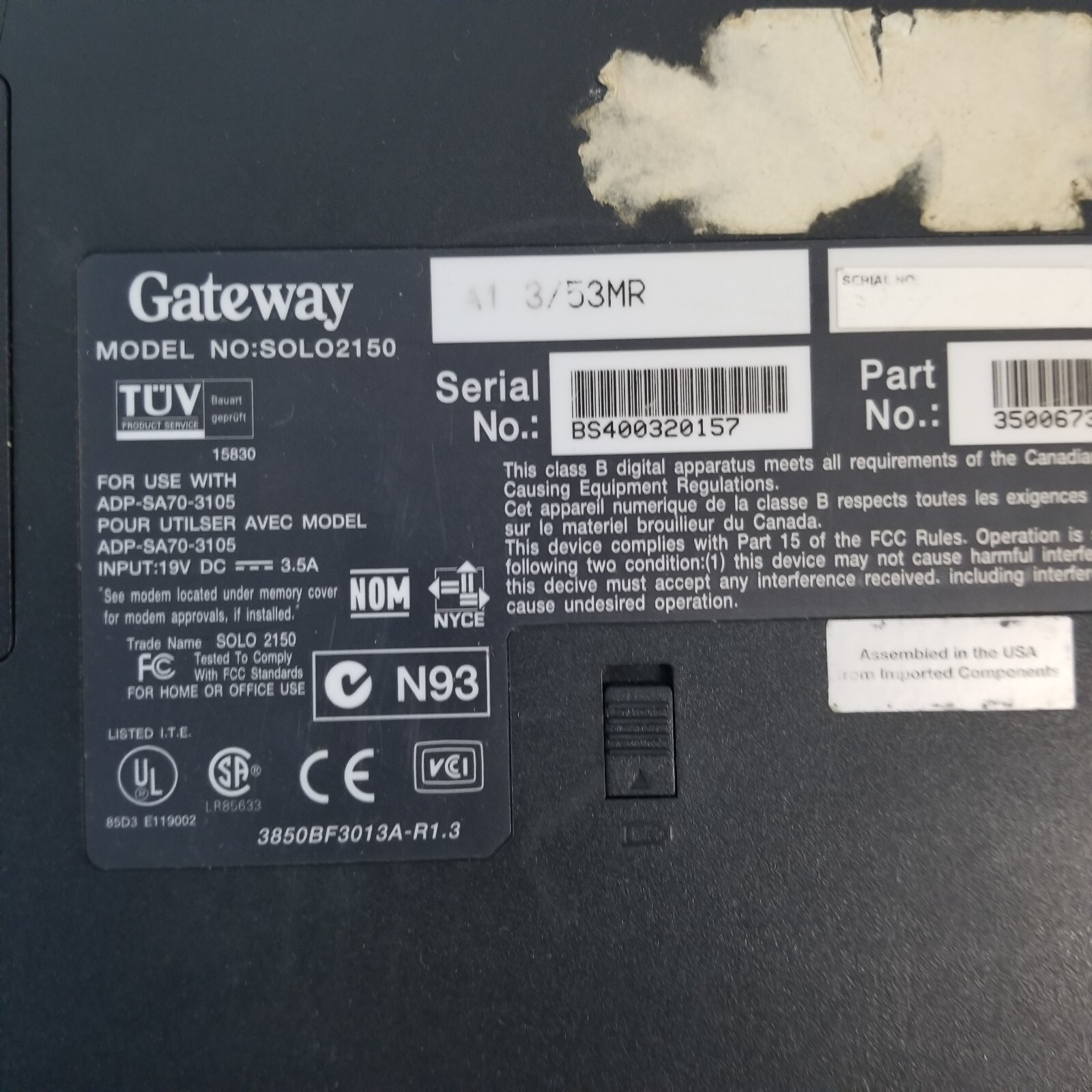 VINTAGE GATEWAY PENTIUM III SOLO 2150 LAPTOP COMPUTER | eBay