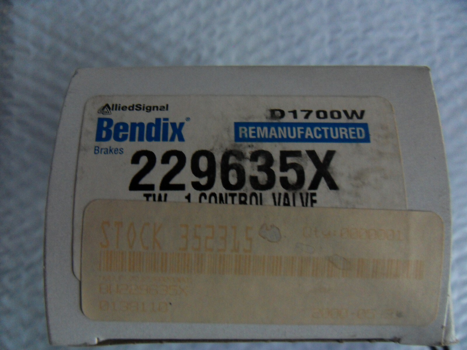 NEW BENDIX 229635X Reman TW-1 Brake Control Valve | eBay