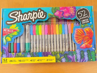 Sharpies markers - Limited Edition 52 count Never Opened | eBay