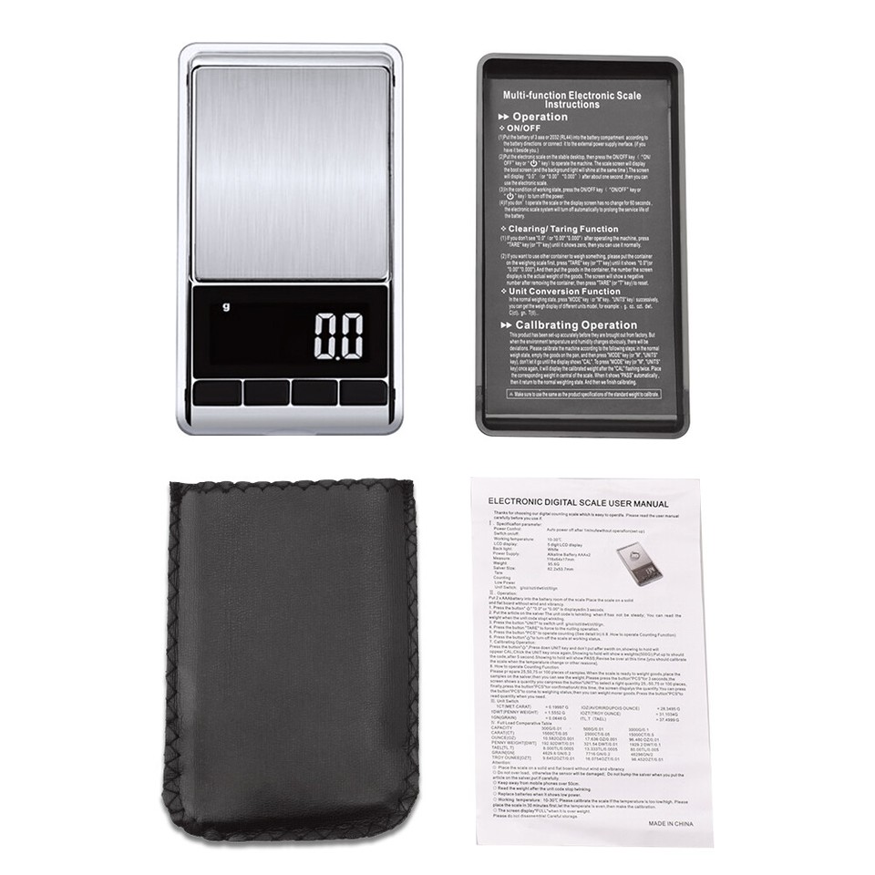 Mini Digital Weighing Scales Jewellery Gold Micro Pocket Electronic 0 ...