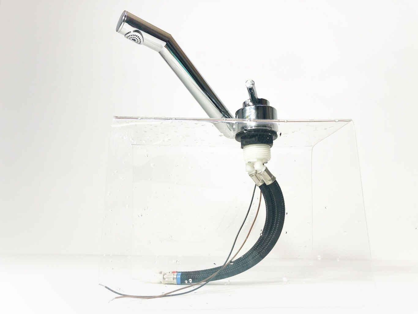 RV caravan NEWSTYLE LOW PROFIL sink flick MIXER TAP h/c motorhome ...