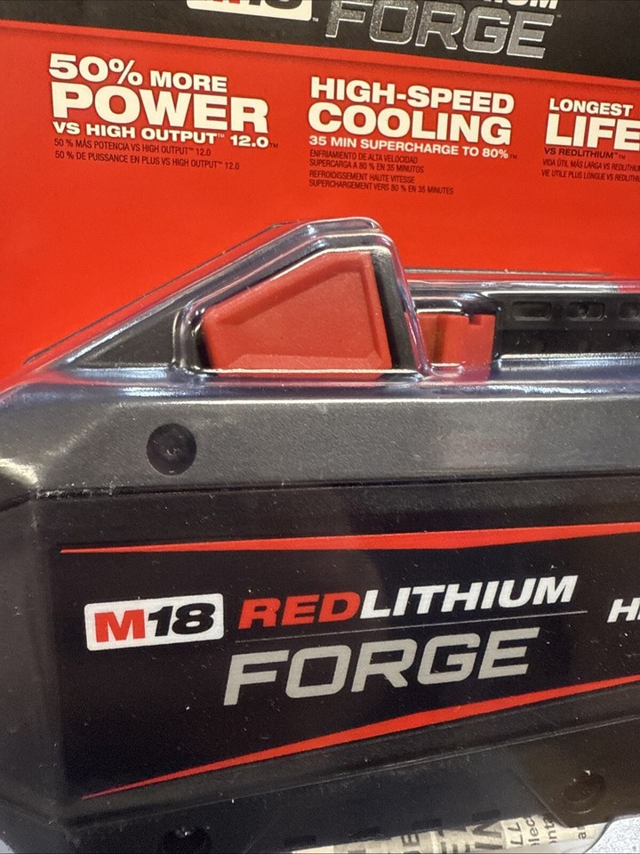 NEW N PACK Milwaukee Genuine M18 Forge 48-11-1813 12.0 AH Battery 18V ...