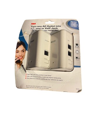 RCA Wireless Portable Phone Jack RC940 Turn AC Outlet into a Phone or ...