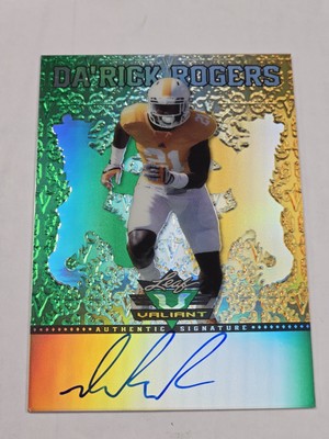 Da'Rick Rogers 2013 Leaf Valiant Autograph Rookie Card | eBay
