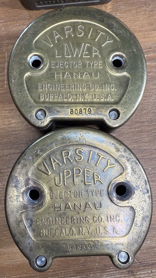 Antique Hanau Dental Press Hanau Varsity Upper Lower Molds Solid Brass ...