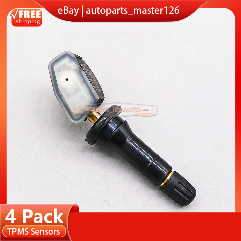Set of 4 Snap-In TPMS for GM Tire Pressure Sensor 433MHz Kit 13512347 ...