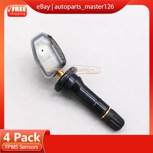 Set of 4 Snap-In TPMS for GM Tire Pressure Sensor 433MHz Kit 13512347 ...
