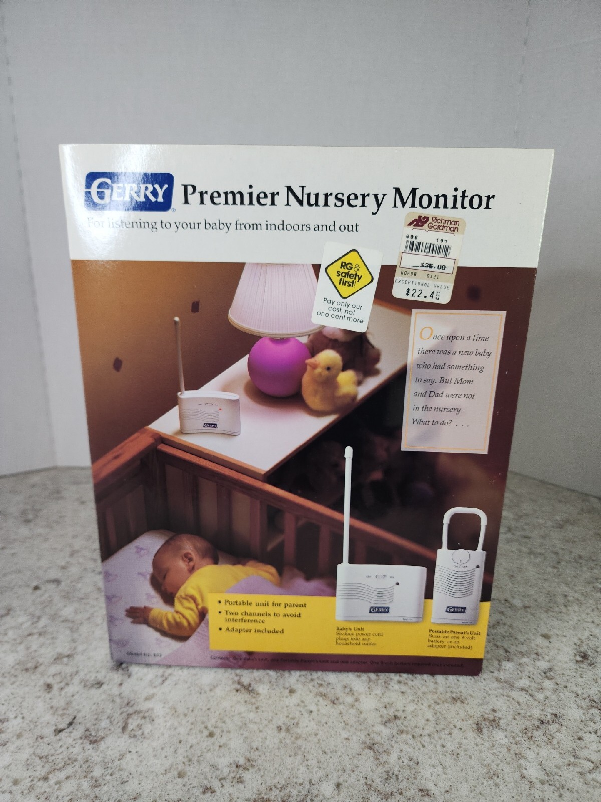 Gerry Premier Nursery Monitor Model 603 in White for sale online | eBay