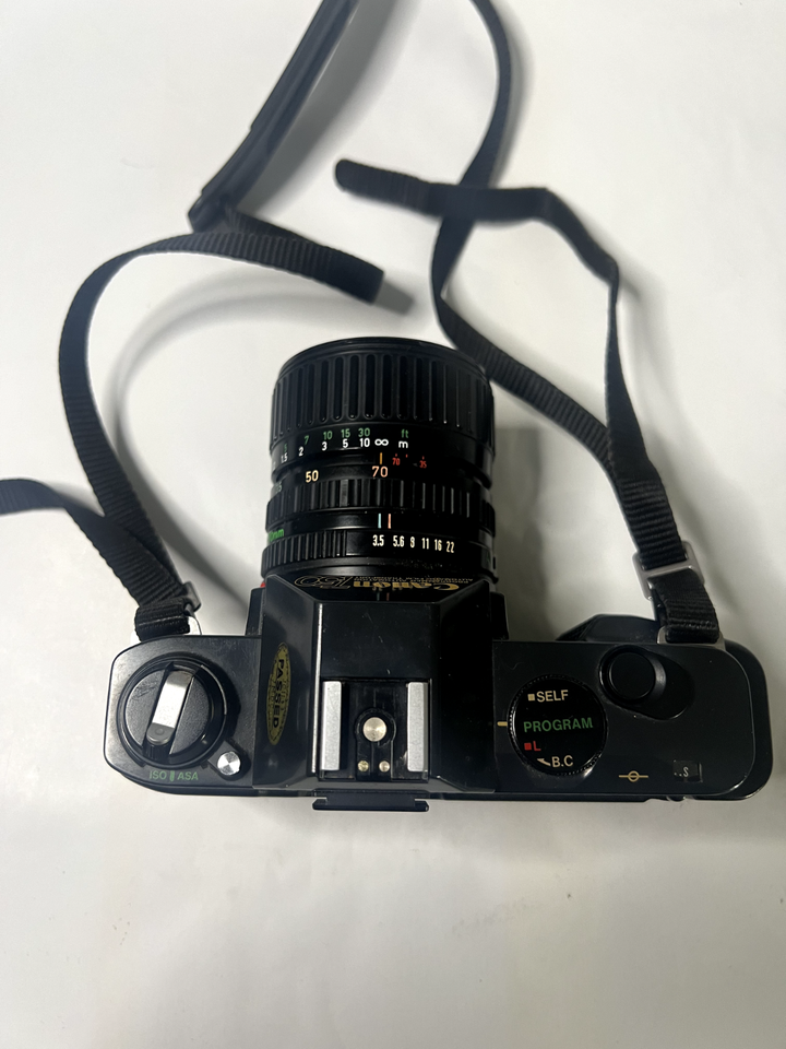 EX+5 Vintage Canon T50 Camera w/ NEW FD 35-70mm F/4 Zoom MF Lens ...