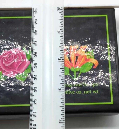 Vintage Ben Rickert Set-4 Fragrant Soap Bars Lavender Lotus Rose ...