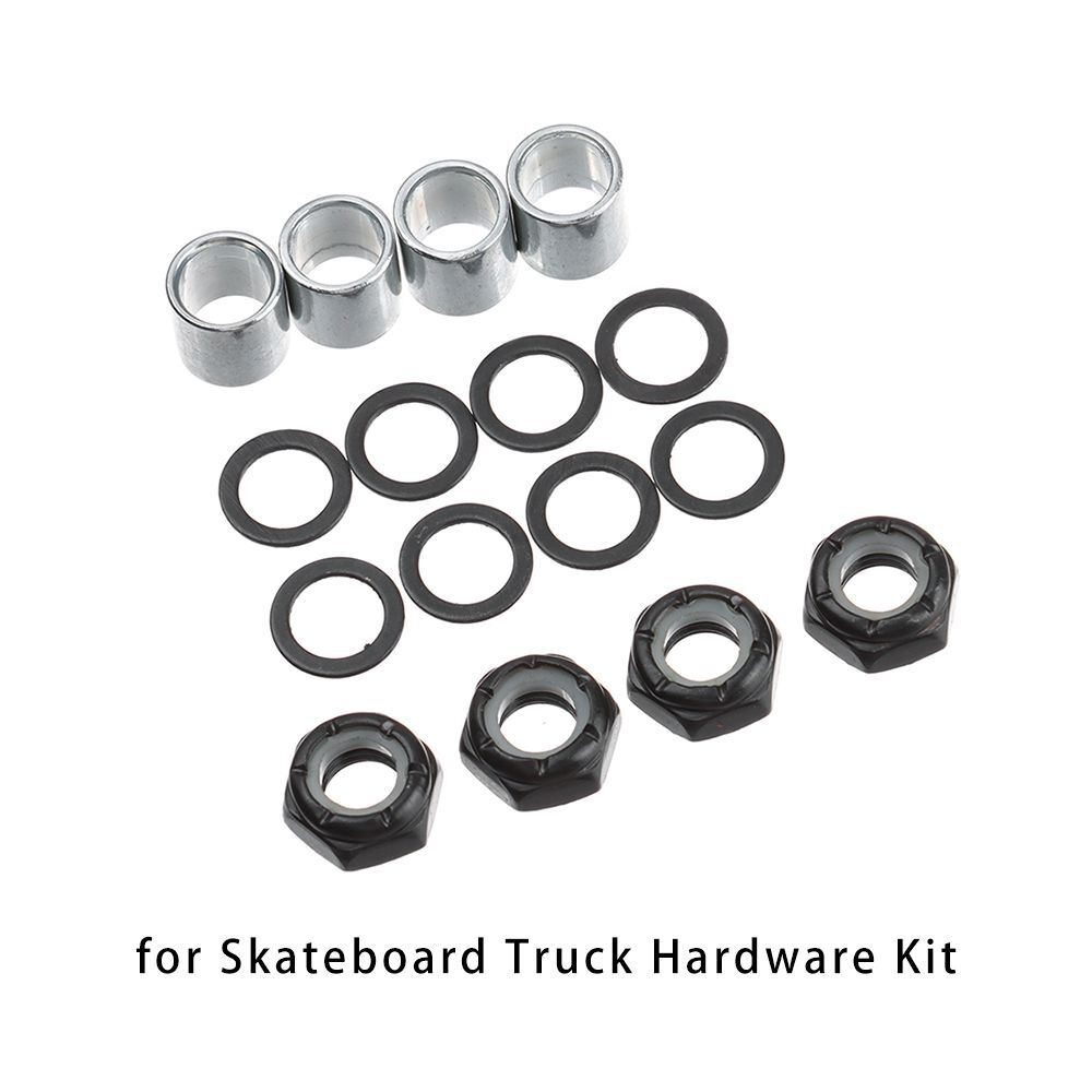 Axle Nuts Skateboard Truck Hardware Speed Rings Skateboard Longboard ...