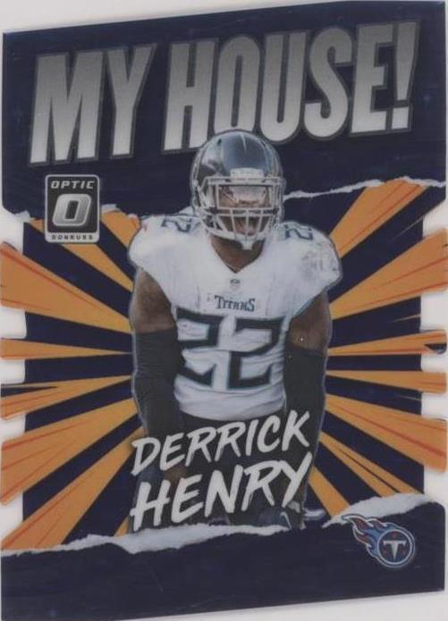 2021 Panini Donruss Optic - My House! Derrick Henry #MH-20 Purple Stars ...