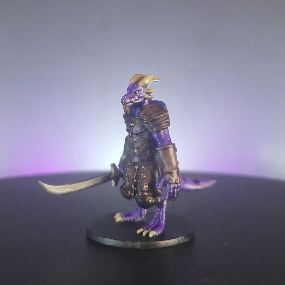Kobold Fighter – Hand Painted Character Mini (25mm) – D&D / Pathfinder ...
