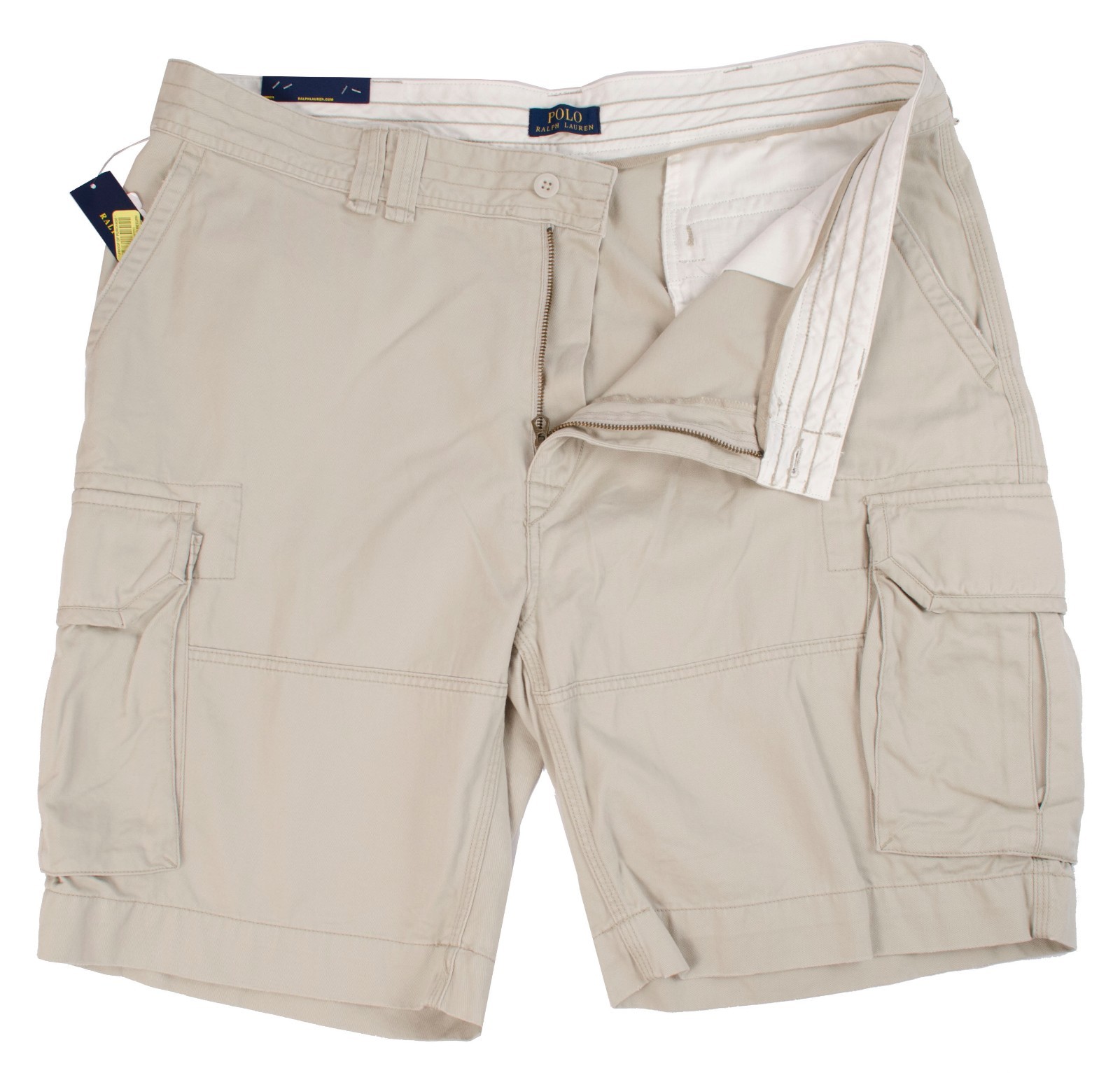 POLO RALPH LAUREN BIG TALL MEN CARGO SHORTS STONE TAN AVIATOR NAVY | eBay