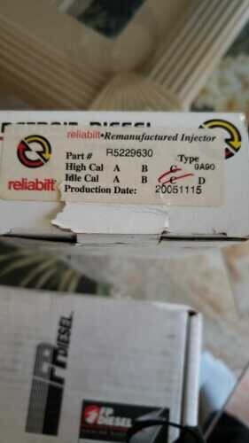 Detroit Diesel 8V92 Fuel Injector 9A90 5229630 Remanufactured 2910-01 ...