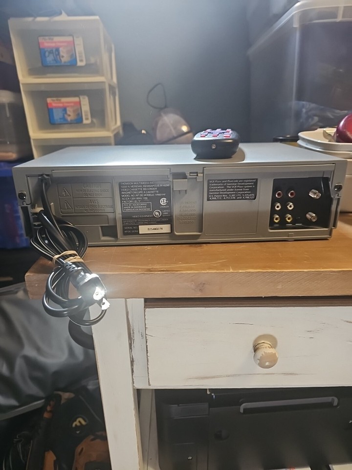 RCA VCR Player VR637HF Video Cassette Recorder VCR Tested Works Comes ...