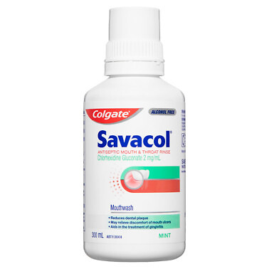Colgate Savacol Alcohol Free Antiseptic Mouthwash Mint Alcohol Free ...