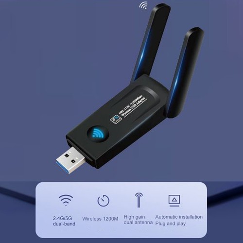 Wifi Dongle 2.4g/5g Fast Connection Wireless Usb Wifi Adapter High ...