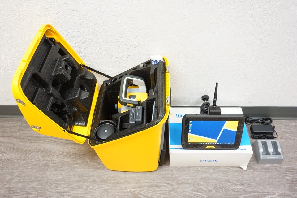 Trimble RTS873 Robotic Total Station 3" Sec DR HP Trimble T100 Feild ...