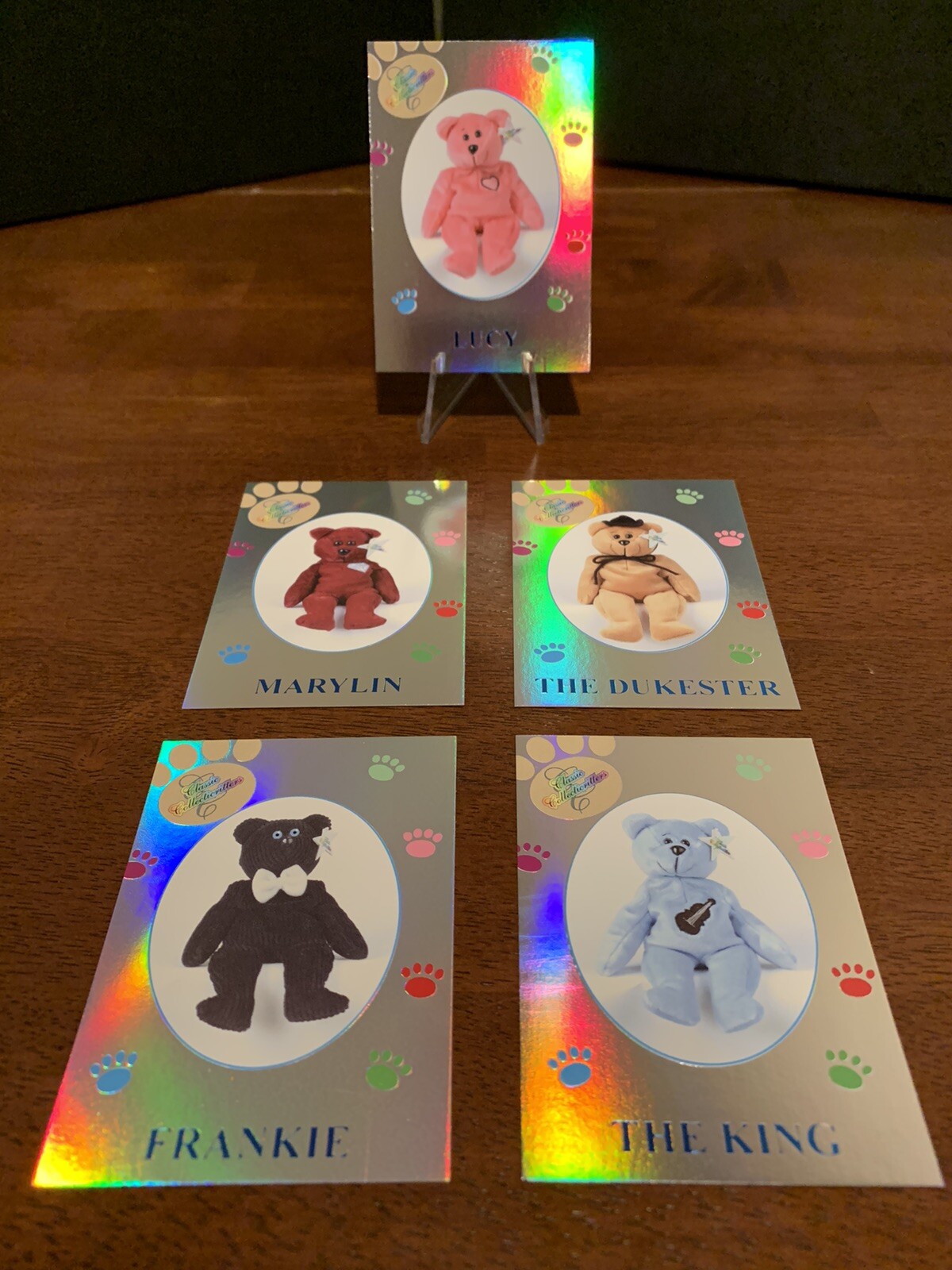 1998 CLASSIC COLLECTICRITTERS (5) CARD TEDDY BEAR Trading CARD SET | eBay