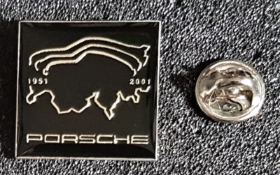 Porsche Pin 911 928 944 968 - 50 Years 1951-2001 - Dimensions 25x25mm ...