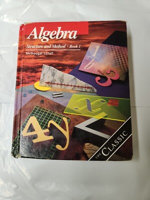 Algebra: Structure and Method, Book 1 - Hardcover By Richard G Brown ...