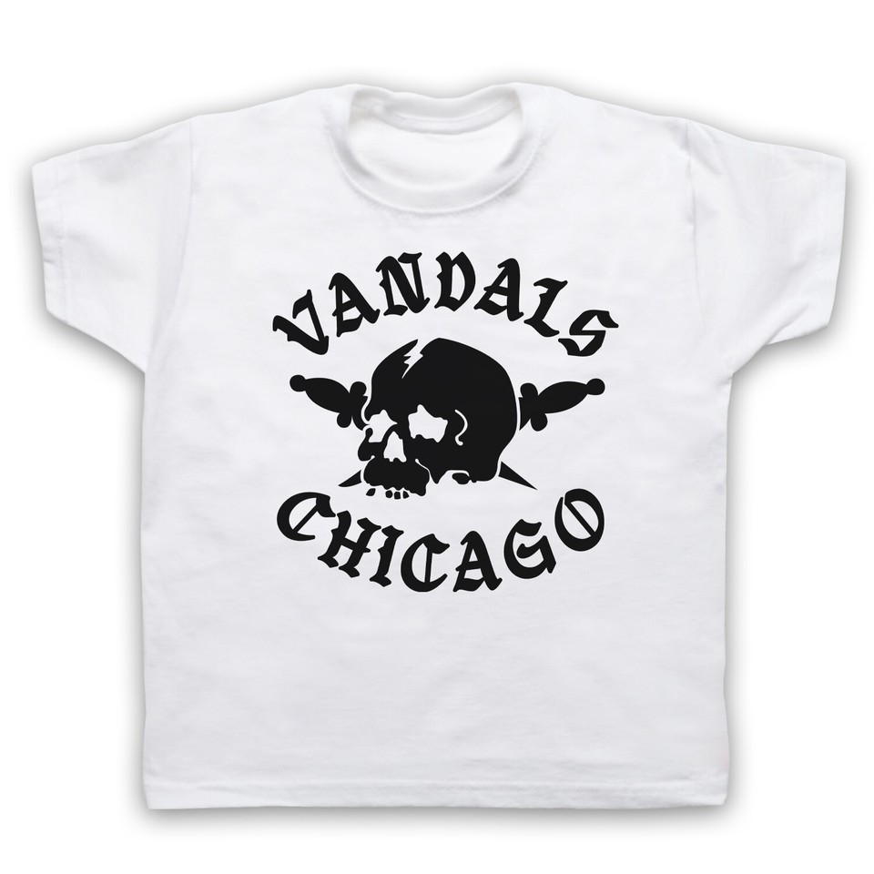 The Bikeriders Vandals Chicago Biker Gang Club Logo Kids Unisex T-Shirt ...